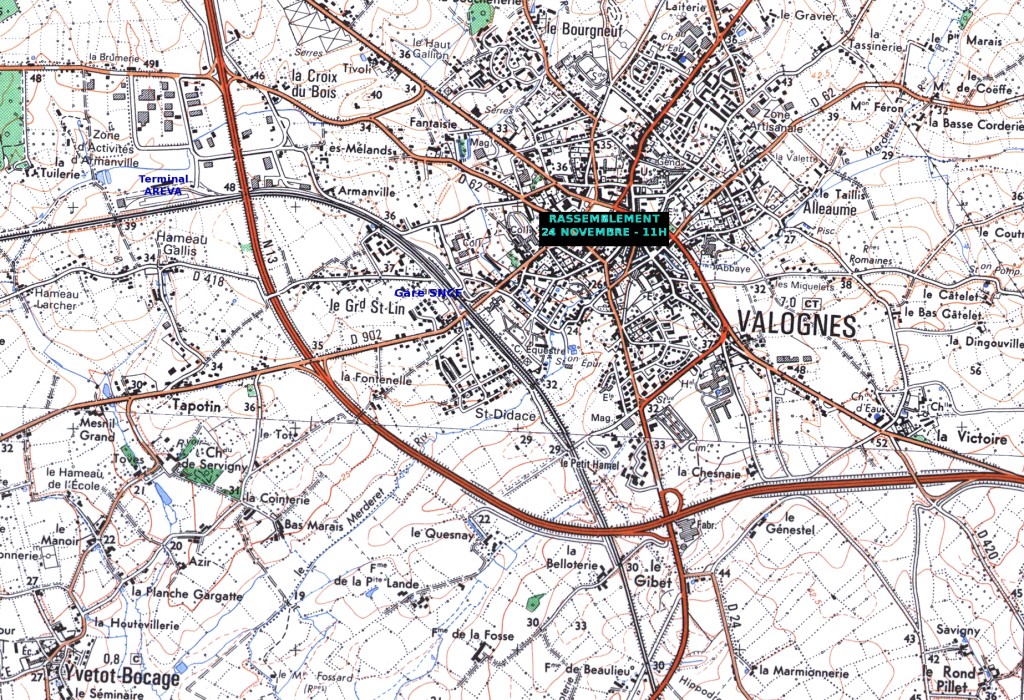 VALOGNES STOP CASTOR » Cartes